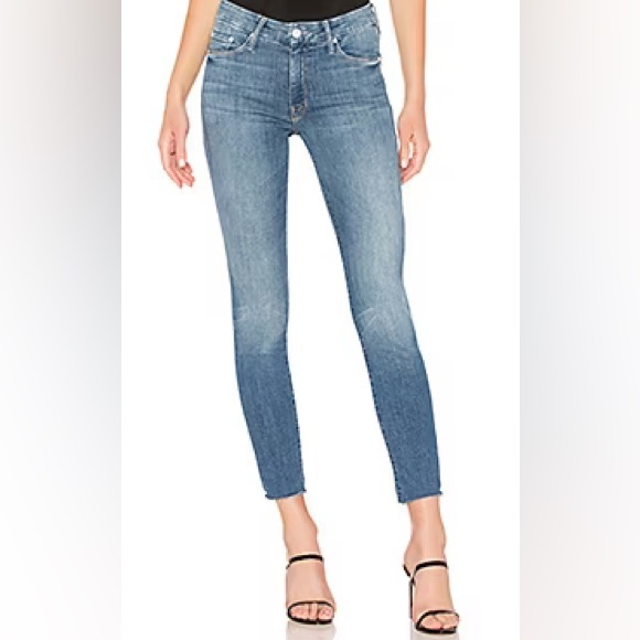 MOTHER | Jeans | Mother Denim Looker High Waisted Ankle Fray Jean In ...